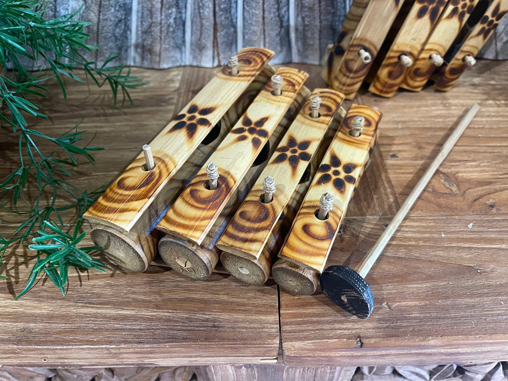 New Small Bali Bamboo Xylophone - Balinese Xylophone / Gamelan- Great ...