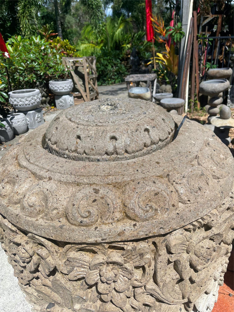 NEW Balinese Hand Carved Bali Pot Style Water Feature - Great Water So ...
