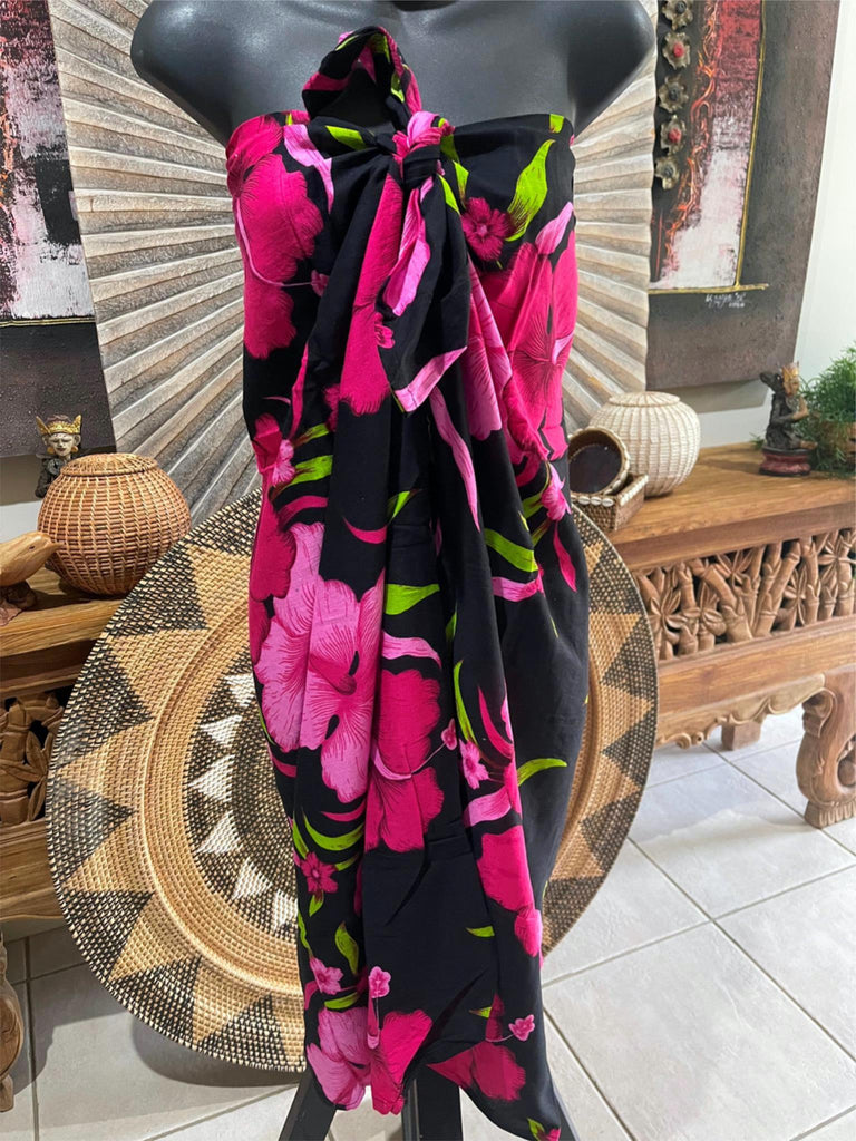 Bali Beach Mumu Sarong - Balinese Sarong Dress - Tie Up Tube Sarong S ...