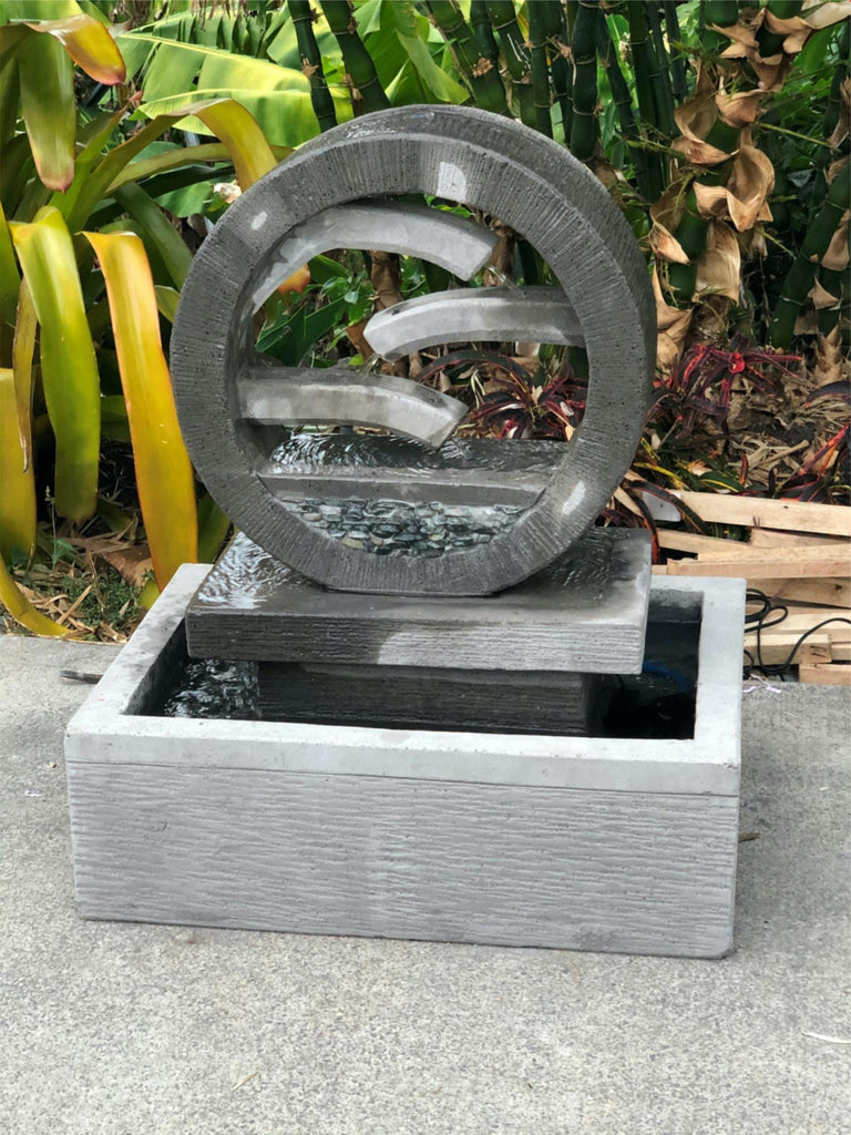 Bali Cascading Wheel Style Water Feature - Balinese Garden Water Featu ...