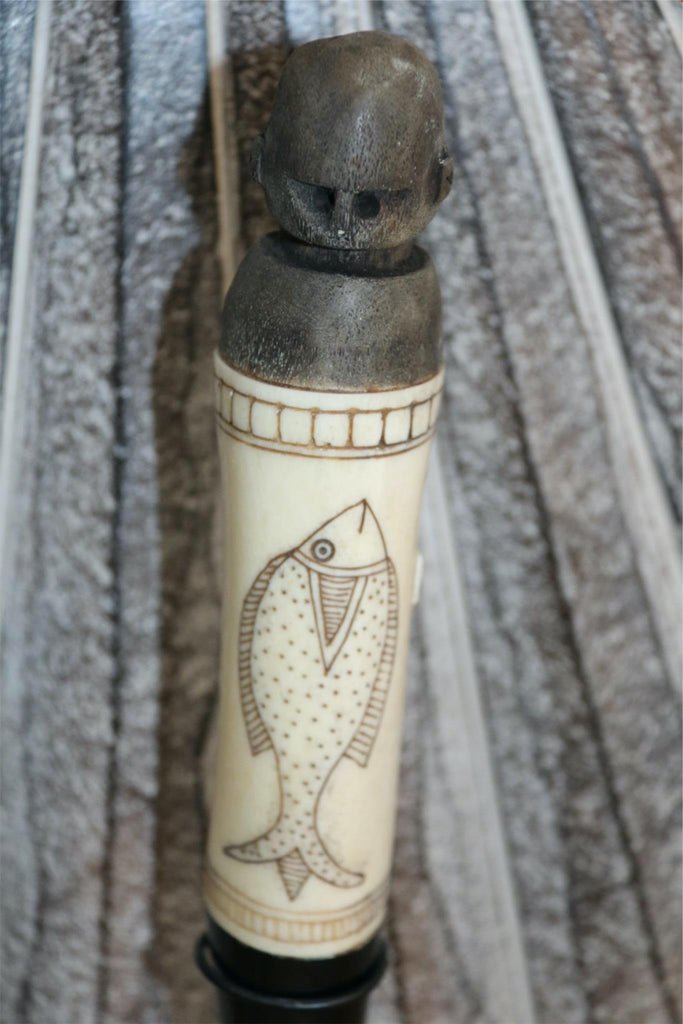 Indonesian Hand Carved Primitive Medicine Man Sculpture - Traditional ...